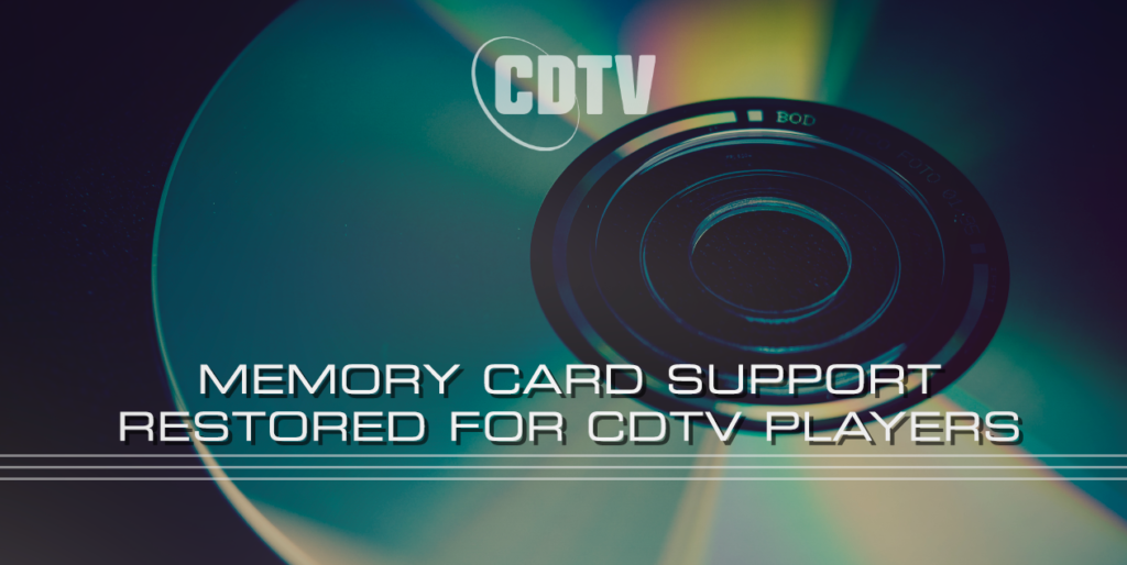Introducing CDTV OS 2.35 – CDTV Land